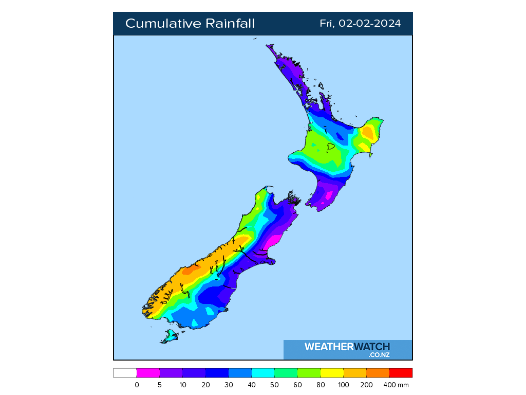 Cumulative Rainfall | Rain Maps | WeatherWatch - New Zealand's Weather ...
