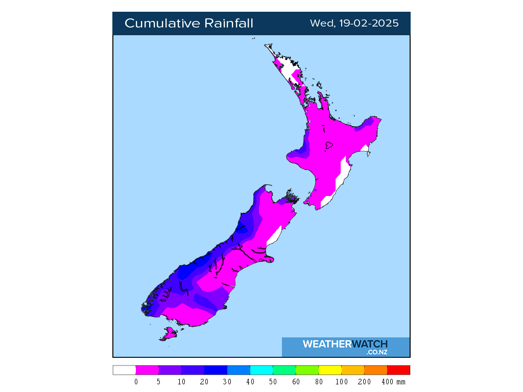 Cumulative Rainfall | Rain Maps | WeatherWatch - New Zealand's Weather ...