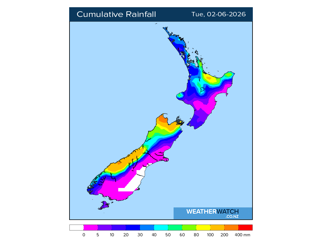 Rain Forecast | Rain Maps | WeatherWatch - New Zealand's Weather Data ...