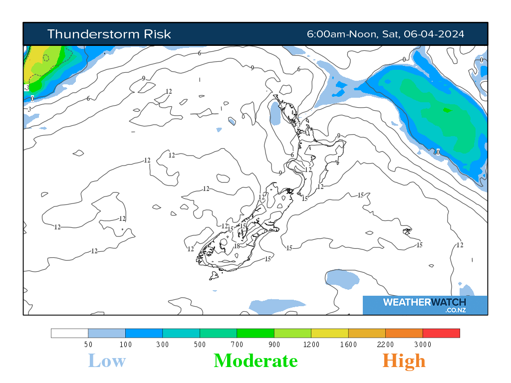 Thunderstorm Risk | Lightning Maps | WeatherWatch - New Zealand's ...