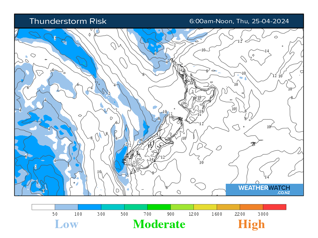 Thunderstorm Outlook | Lightning Maps | WeatherWatch - New Zealand's ...