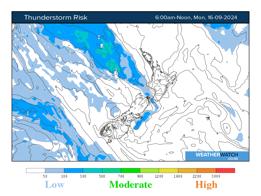 Thunderstorm Outlook | Lightning Maps | WeatherWatch - New Zealand's ...
