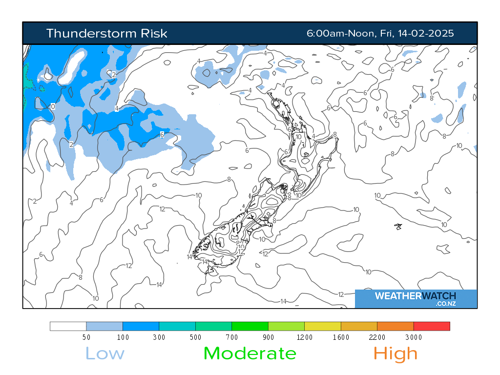 Thunderstorm Risk | Lightning Maps | WeatherWatch - New Zealand's ...
