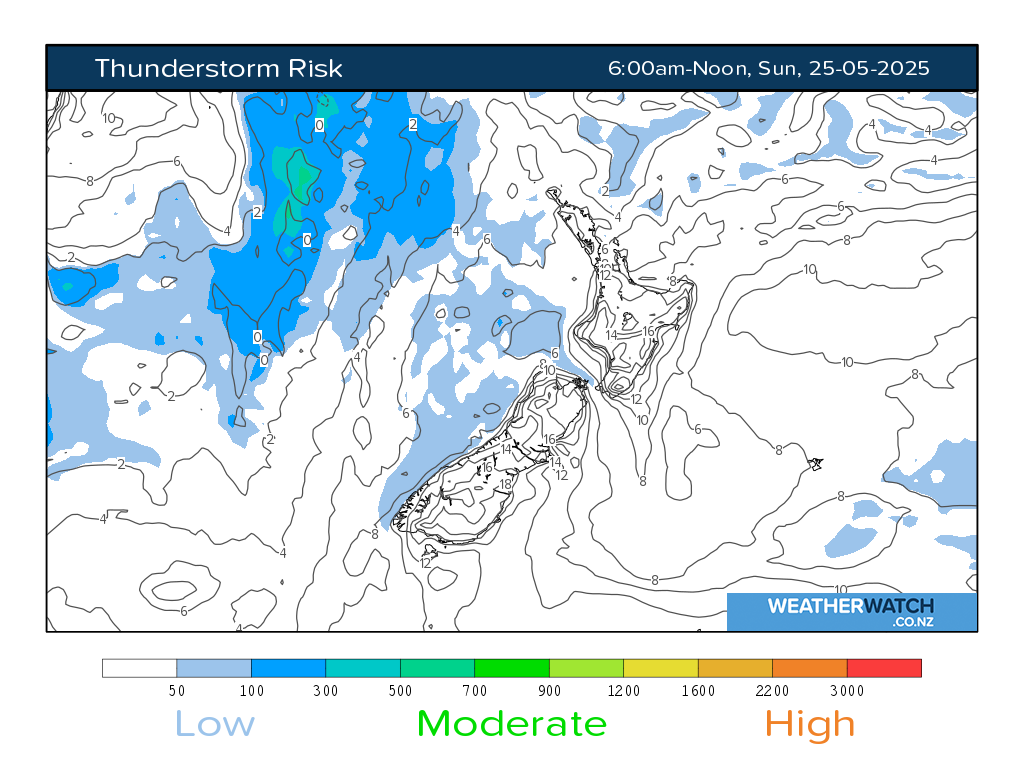Thunderstorm Risk | Lightning Maps | WeatherWatch - New Zealand's ...