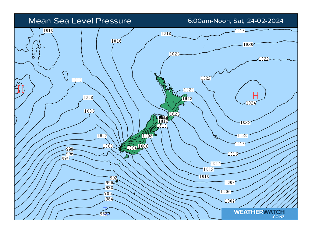 Mean Sea Level Pressure | Observations | WeatherWatch - New Zealand's ...