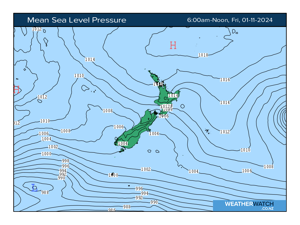 Mean Sea Level Pressure | Observations | WeatherWatch - New Zealand's ...