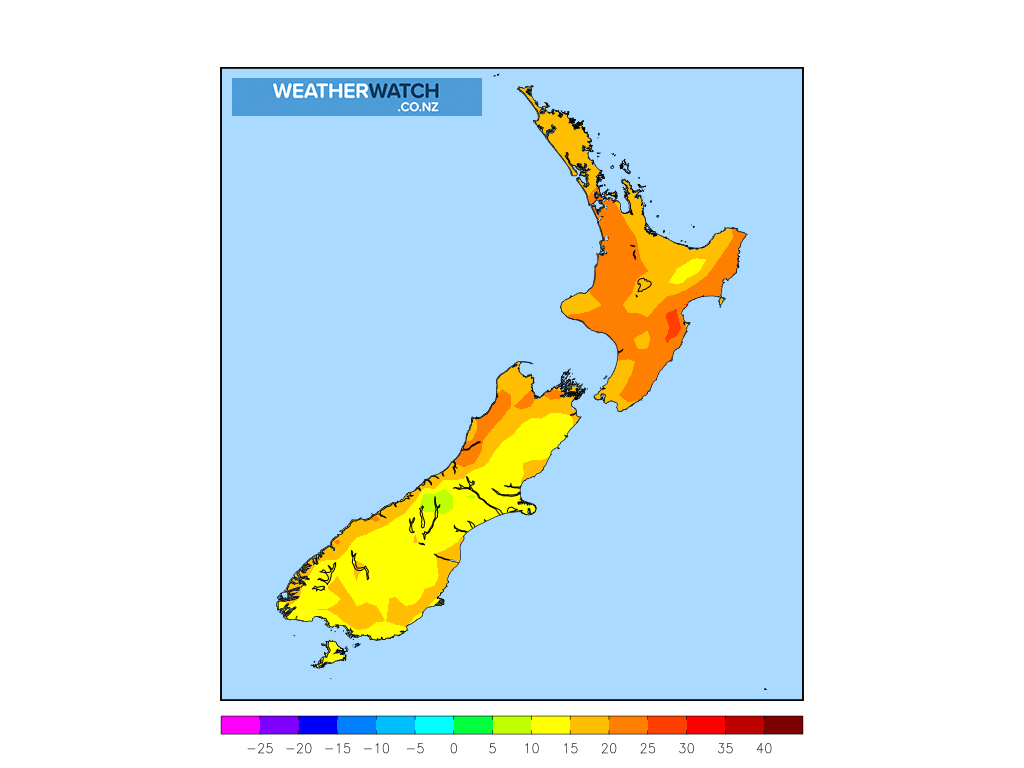 Temperature | Temperature Maps | WeatherWatch - New Zealand's Weather ...