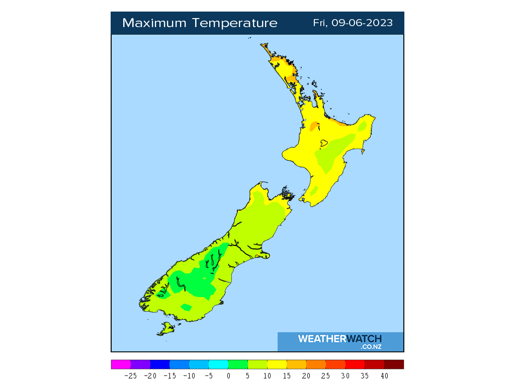Temperature | Temperature Maps | WeatherWatch - New Zealand's Weather ...