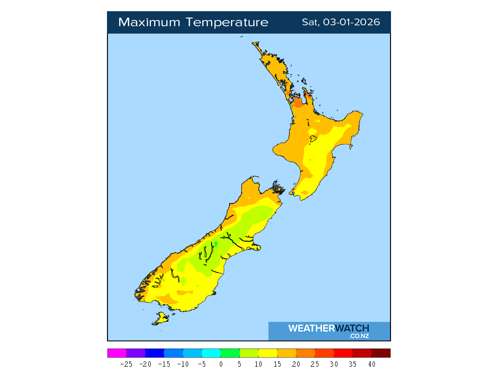 Temperature | Temperature Maps | WeatherWatch - New Zealand's Weather ...
