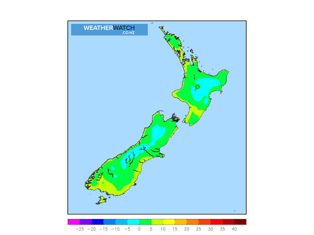 Minimum Temperature | Temperature Maps | WeatherWatch - New Zealand's ...