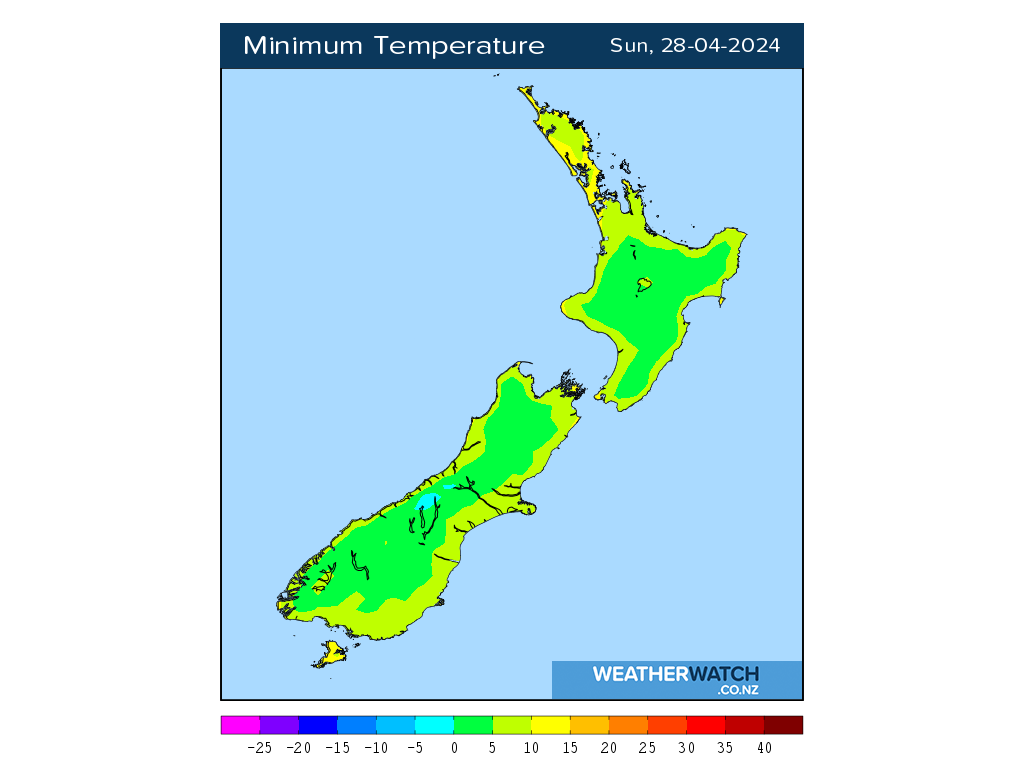 Temperature | Temperature Maps | WeatherWatch - New Zealand's Weather ...